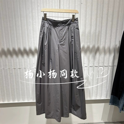 【商场同款】2025夏款宽松轻薄慵懒风休闲阔腿山本裤BDS2KD2120