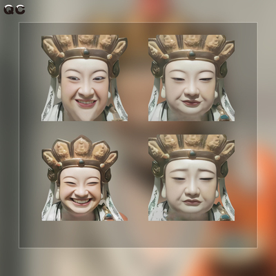 喜茶无语佛联名周边冰箱贴