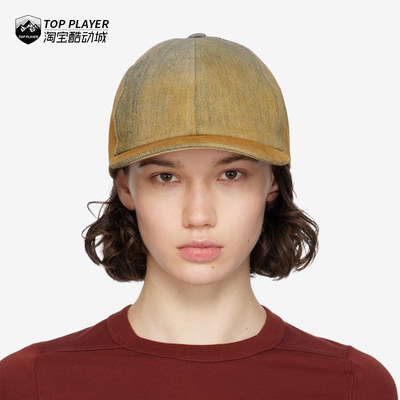 Rick Owens DRKSHDW Denim Baseball Cap渐变色牛仔布遮阳棒球帽