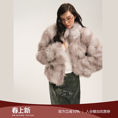 SASSYMOODY高智感环保皮草外套