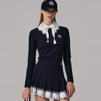 长袖上衣高尔夫球服蕾丝