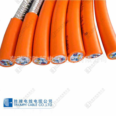 胜牌直销自动化机器人拖链线耐折耐高温耐磨20549-24/36C