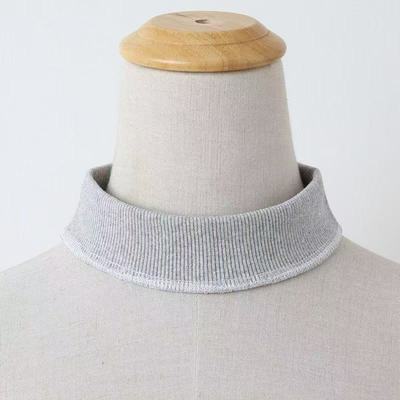 3.5cm套头衣领领口口半高领罗文领子领半螺纹内衣圆领保暖新款