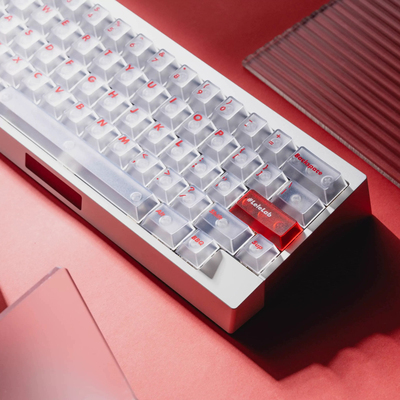 LeleLabSupSupABS白色透明键帽机械键盘键帽原厂wooting夜魔hm66