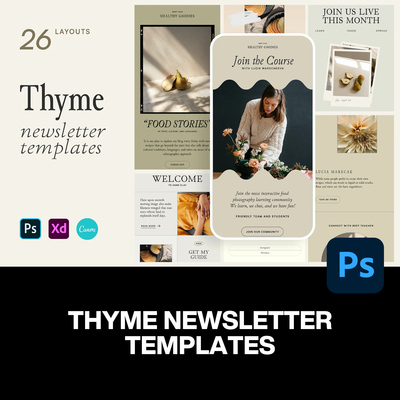 26款莫兰迪色Newsletter新闻稿EDM公众号推文长图排版设计ps模板