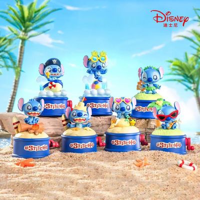 正版GOLDLOK史迪奇星际宝贝萌动海岛盲盒stitch桌面摆件GOLDLOK