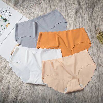Underwear Women Ice Silk Traceless ultra-thin Wave Girls Com