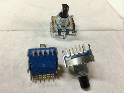 ALPS阿尔卑斯SRBV151102旋转波段开关5档15半轴