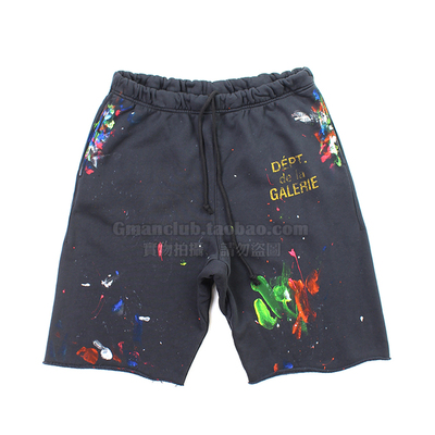 涂鸦高街泼墨复古休闲卫裤