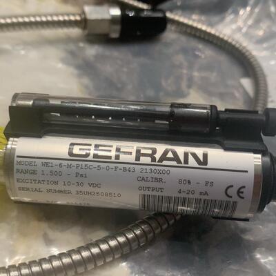 议价WE1-6-M-P15C-5-0-F-B43 压力传感器 杰弗伦GEFRAN维修