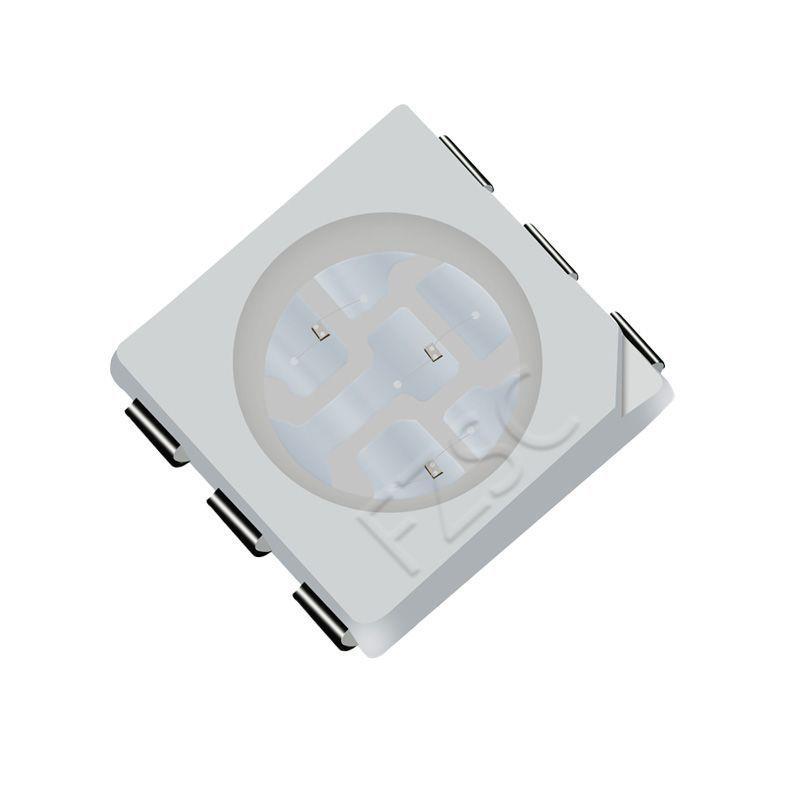 工厂直销5050led灯珠贴片式5050紫光395-400nm LED发光二级管
