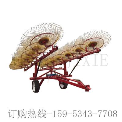供应牧草指盘圆盘式搂草机9LTS-4.8搂草机圆盘搂草机