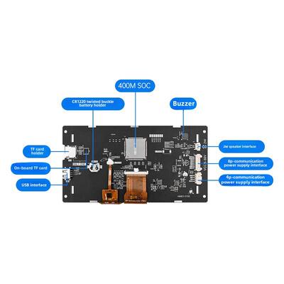 准时原子Hmi 7英寸串行屏幕触摸屏Tft液晶屏幕m系列电容显示