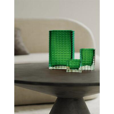 丹麦进口Louise Roe城市之光花瓶烛台玻璃装饰摆件北欧风花器家居