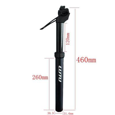 LUTU软尾气压升降坐管座杆30.9山地自行车手控升降座管 坐杆 31.6