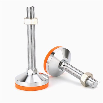 WAG71M16M2m0碳钢带脚垫固定水平调节脚杯减震防工业支撑地脚重型