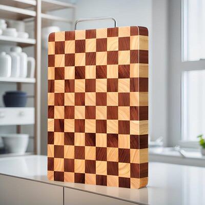 cutting board chopping cutti棋盘格菜板案板砧板抗菌防霉加厚家