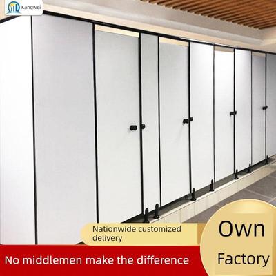公共卫生间隔断板自安装式学校卫生间隔断Pvc防折叠卫生间公共卫