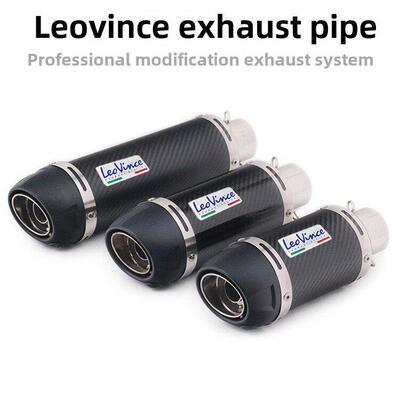 摩托车机车Z900MT07/09CBR1000R3NINJA400FZ6N改装LeoVince排气管