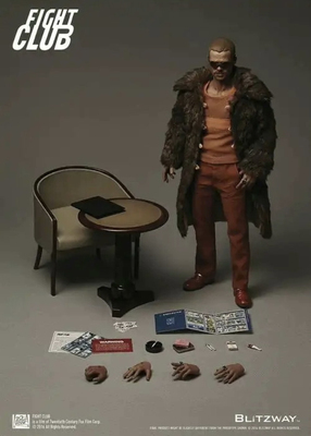BLITZWAY 1/6 搏击俱乐部 布拉德皮特 皮草