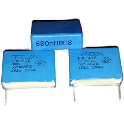 KEMET RIFA PHE840 0.68UF 300V 680NF 684 X2 250V 安规电容