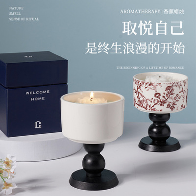 Camellia scented candles exude a luxurious atmospher香薰蜡烛