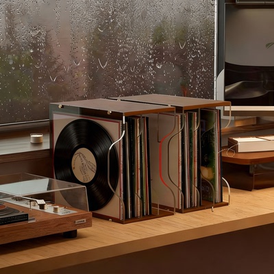 CD架大容量黑胶唱片展示架