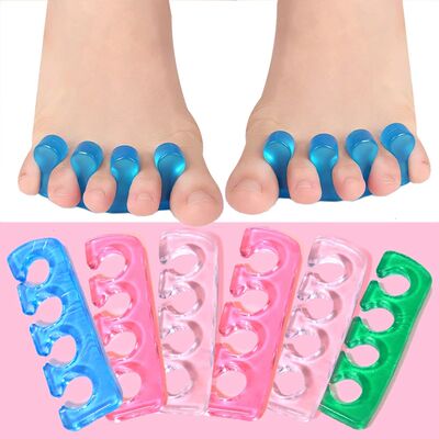 Silicone Toe Spreaders for Nail Polish Application 2pcs