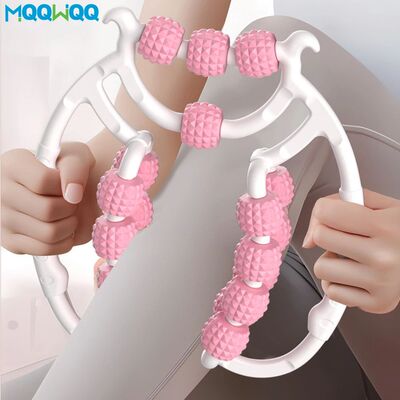 Newest 20 Wheel Annular Leg Clamp Massager Anti-cellulite