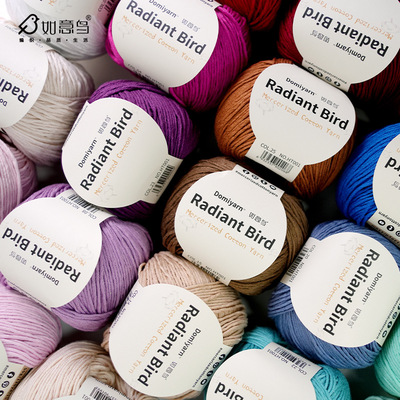 Ruyi Bid 100% Meceized Cotton Sping And Summe Hand Cocheted