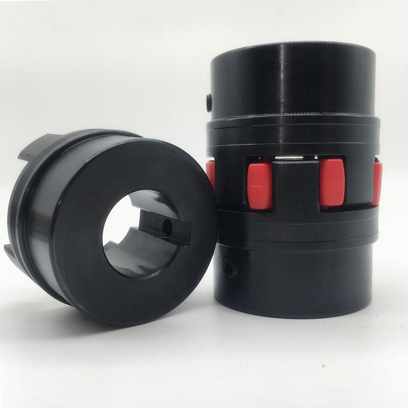 XL星型梅花弹性联轴器爪式联轴器45号圆钢ML大扭矩连轴器带键槽