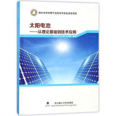 正版包邮//太阳电池专著从理论基础到技术应用陈凤翔，汪礼胜，赵占霞编著taiyang