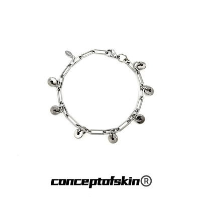 conceptofskin极简唱片手链项链小众设计百搭男女轻奢通勤细链