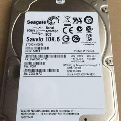 / ST300MM0006 300G 10K 6G 2.5寸 SAS服务器硬盘顺丰议价
