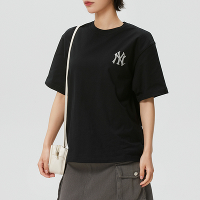 MLB正品圆领短袖男女装夏季款透气上衣户外跑步运动T恤3ATSM056