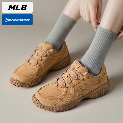 MLB情侣休闲鞋男鞋女鞋2025春季新款复古运动鞋德训鞋3ASXT015N