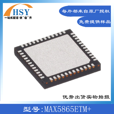 MAX5865ETM+模拟前端AFE收发芯片