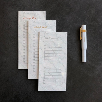 UNIMOCO原创大理石烫金Todo便签