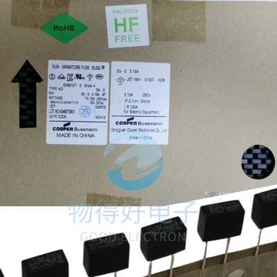 BussmannT3.15A保险丝管