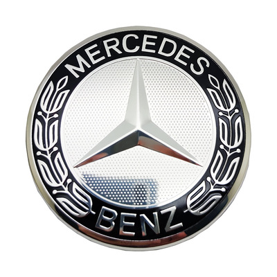 奔驰轮毂盖w220w221W222s300s320s350s500s600s400改装轮毂中心标