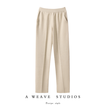 谁穿谁好看！新款纯山羊绒长裤女