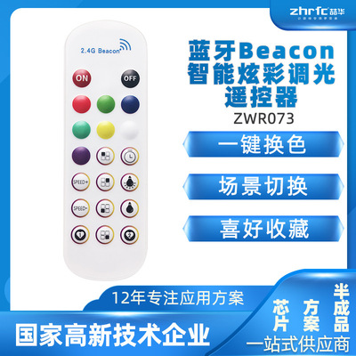 Beacon蓝牙遥控器 20键RGBCW调色分组多功能按键遥控器自适配073