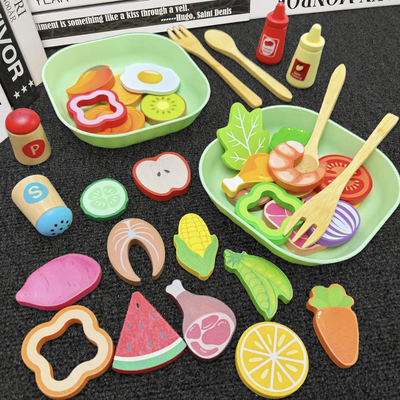 水果蔬菜沙拉玩具套装仿真过家家