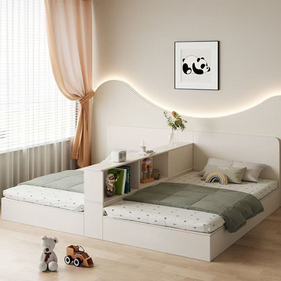 互不干扰姐弟床双人床隔断定制