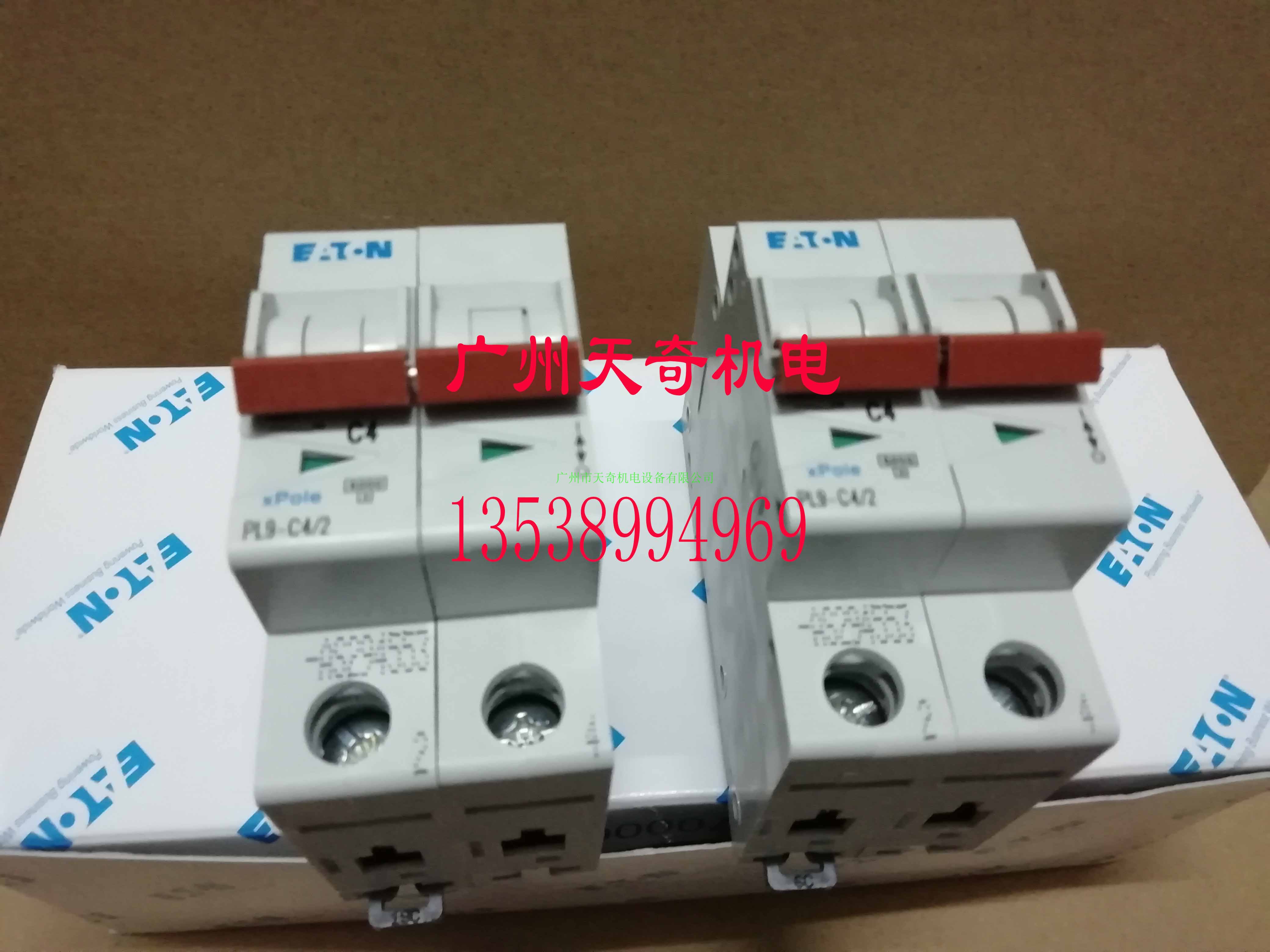 全新正品EATON伊顿穆勒断路器空气开关 PL9-C4/2 2P C4A_虎窝淘