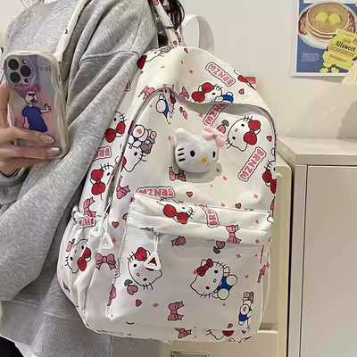 hellokitty书包女生初中双肩背