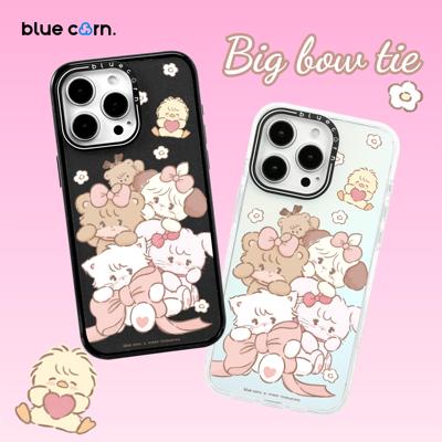 【bluecorn】蓝色苞米联名MIKKO大大的蝴蝶结适用于iPhone 17/16/15 PRO MAX magsafe镜面磁吸全包防摔手机壳