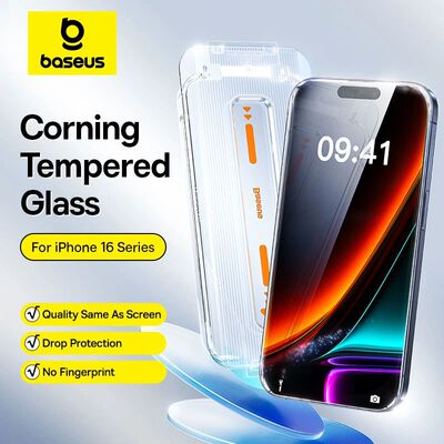 Screen Protector for iPhone 16 Pro Max Corning Tempered Glass for iPhone 16 Pro Plus Clear Anti-Peep