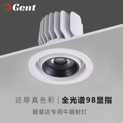 高显色COB牛眼灯服装店专用灯