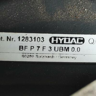 1283103 BFP7F3UBM0.0 HYDAC 工业液压过滤元件议价维修